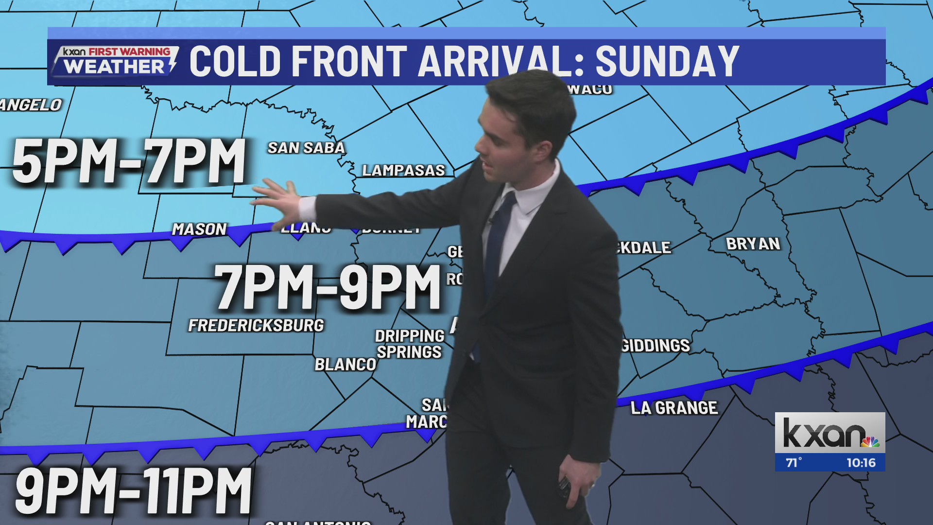 Near-record heat, cold front brings crashing temps and gusty winds ...