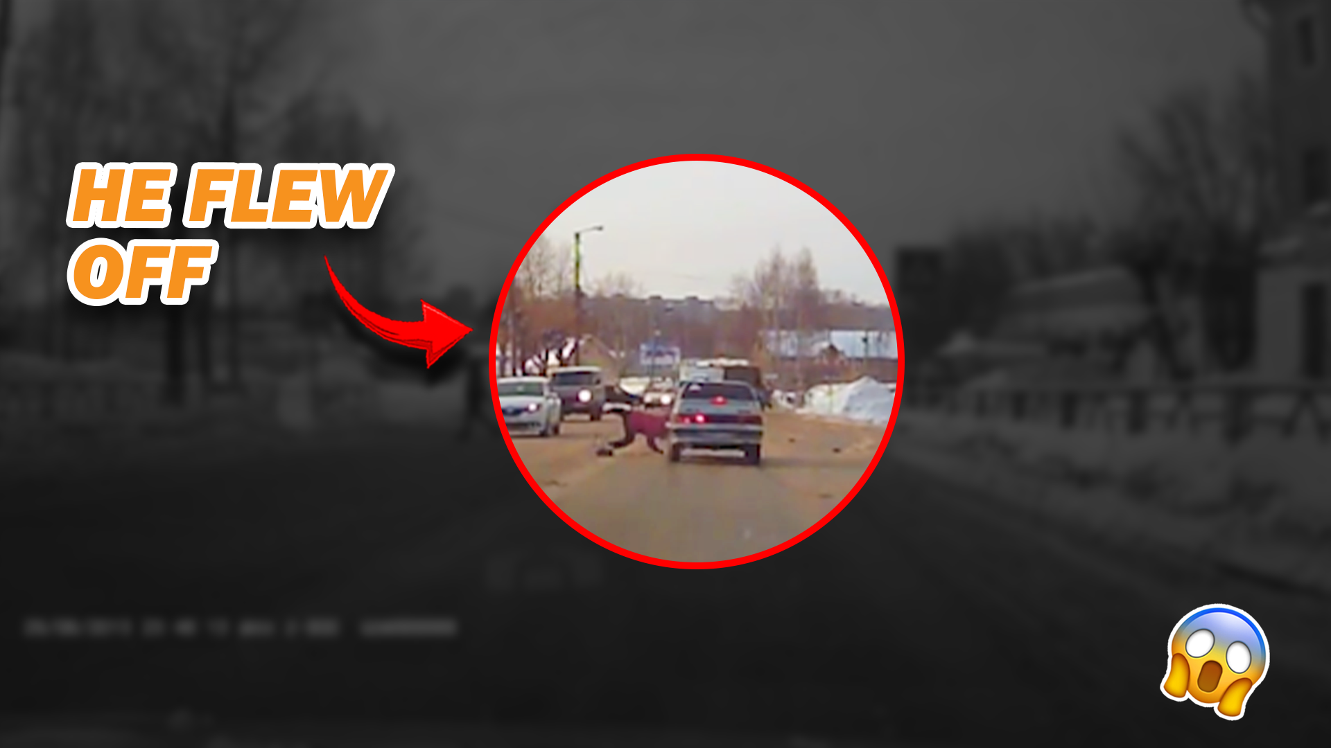 Pedestrian accident caught on camera
