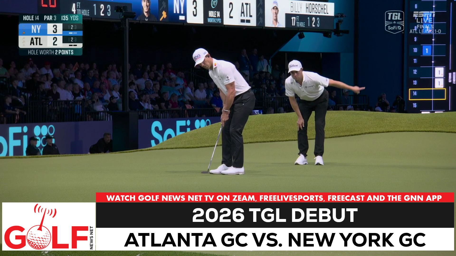 TGL 2026 debut: Finals rematch of Atlanta Drive GC vs. New York Golf Club