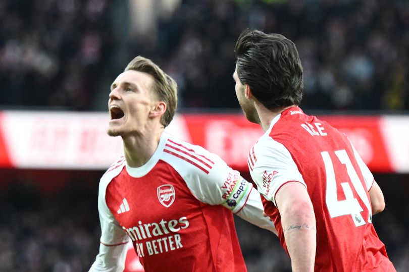 Why Declan Rice shouting at Martin Odegaard was perfect for Arsenal ...