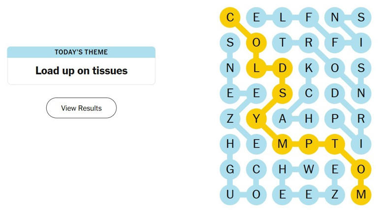 Today's NYT Strands hints and answer: solutions to game #666, December 29