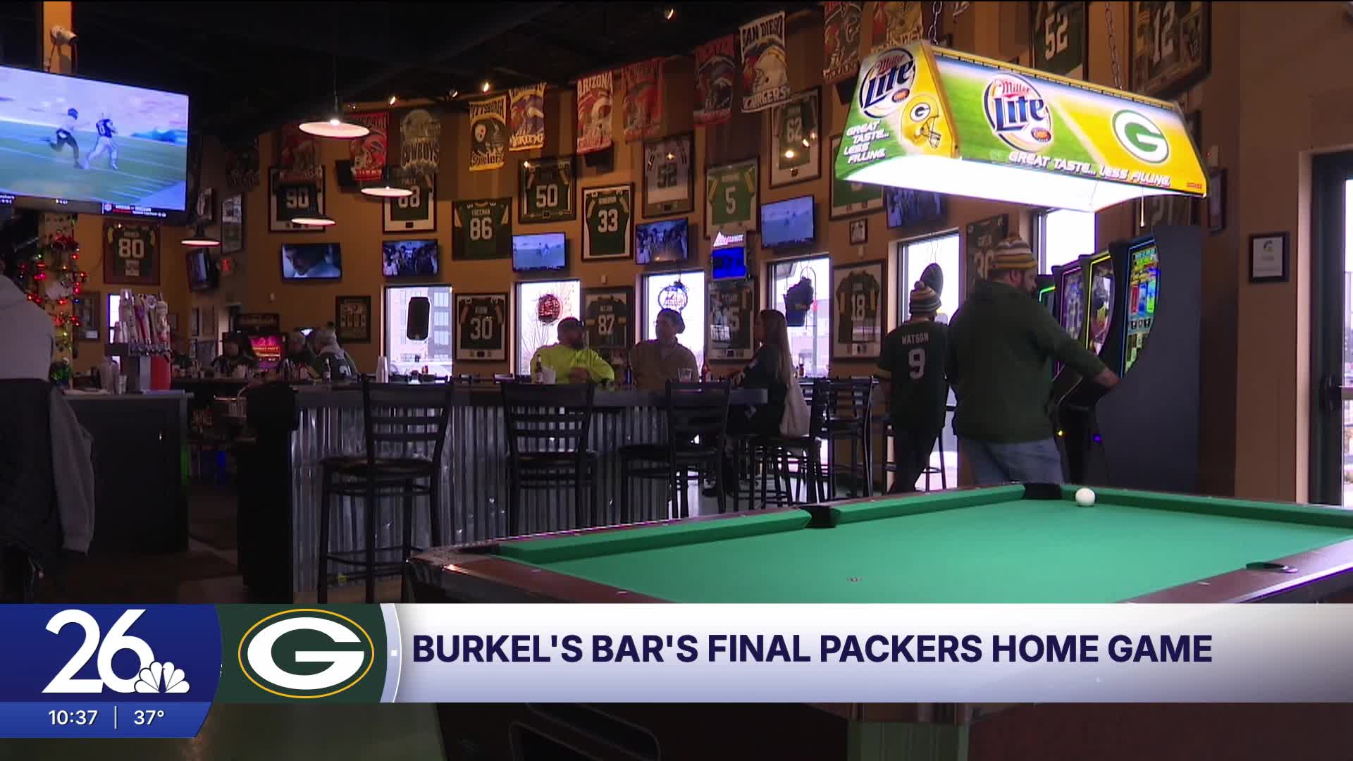 Burkel's Bar & Grill reflects on final Packers home game