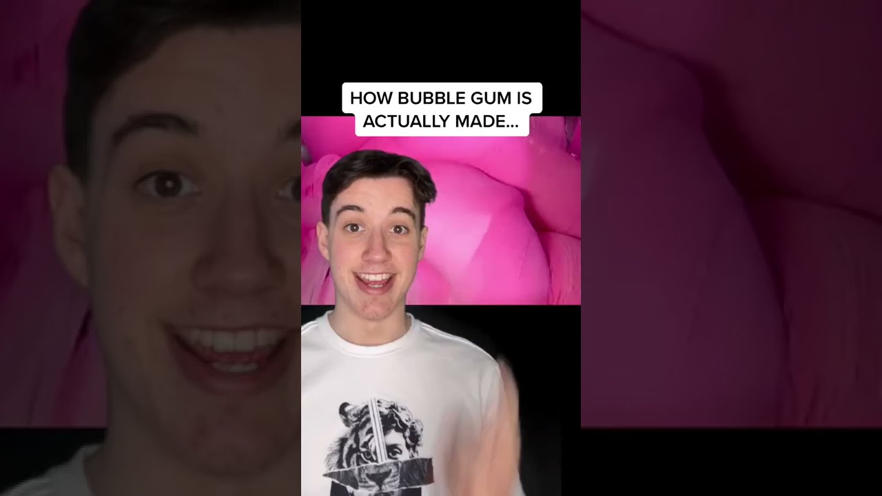 How bubble gum is manufactured in factories