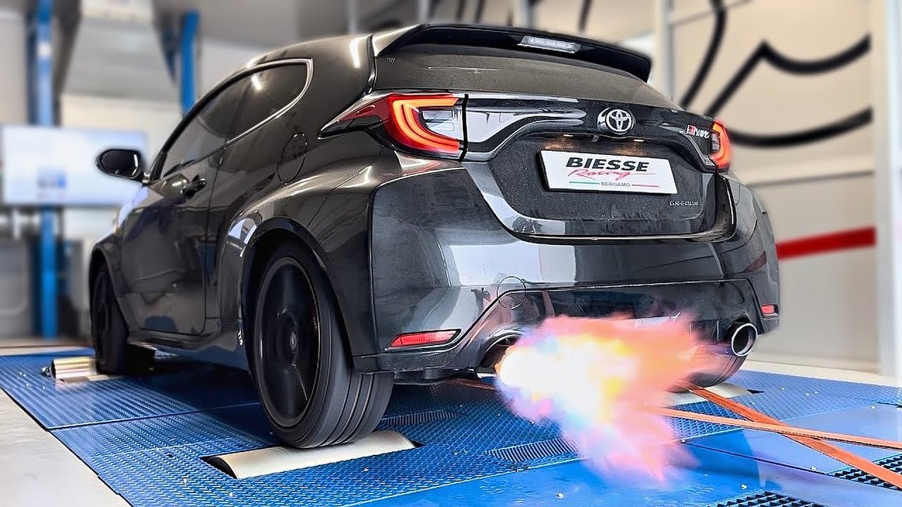 GR Yaris full boost anti lag sound