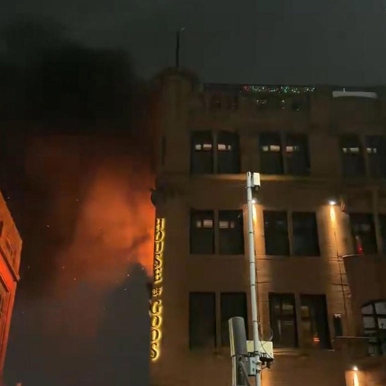 Crews remain at scene of Glasgow hotel fire