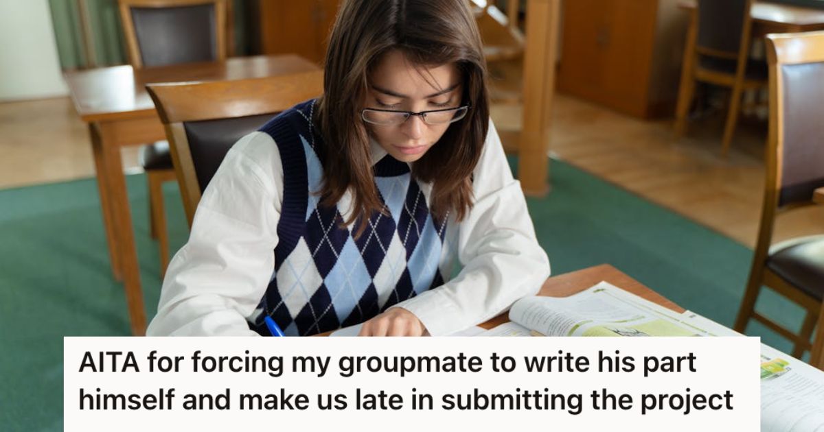 Student was paired with a lazy partner for a science project, so she ...