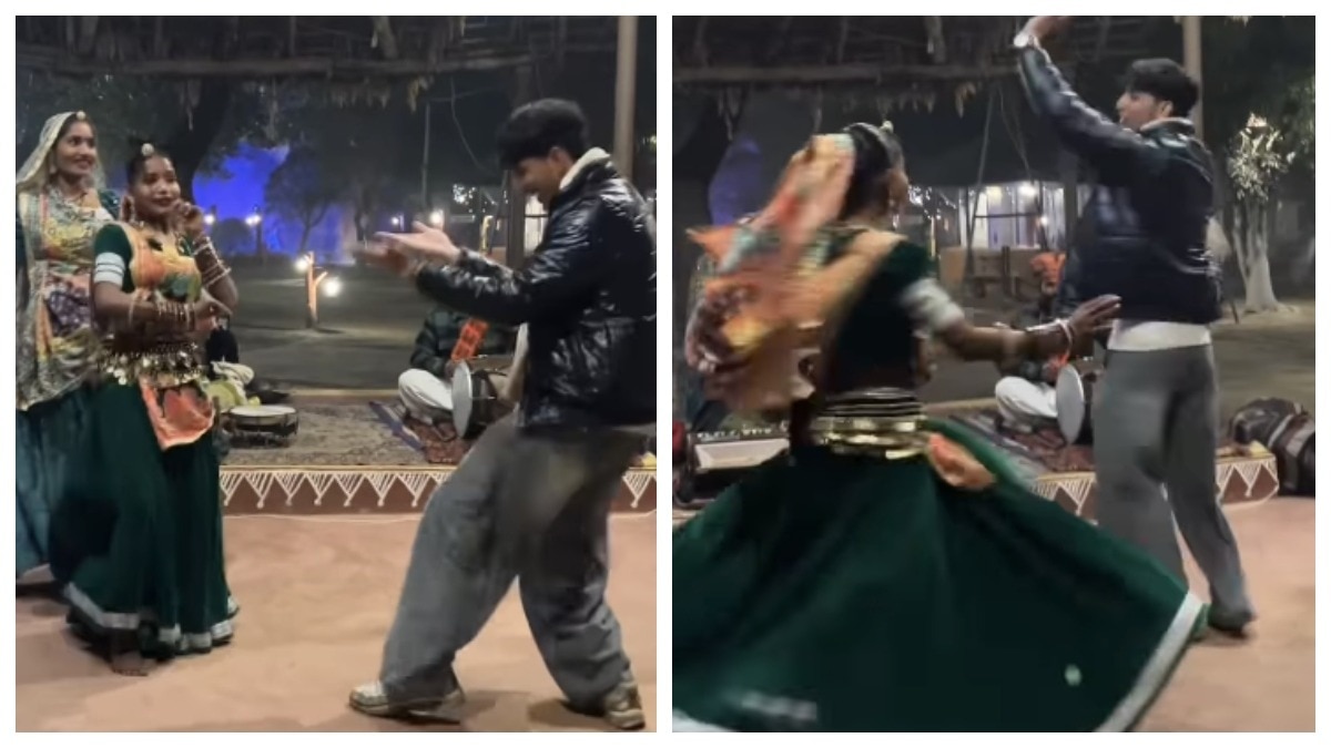 Man joins Rajasthani folk dancers at Chokhi Dhani in viral video, wins ...