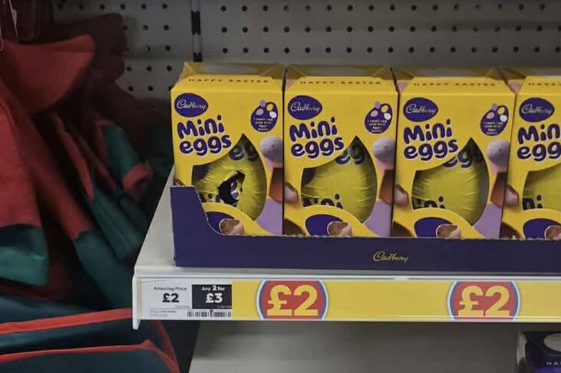 Hanley Poundland selling Easter eggs - days after Christmas