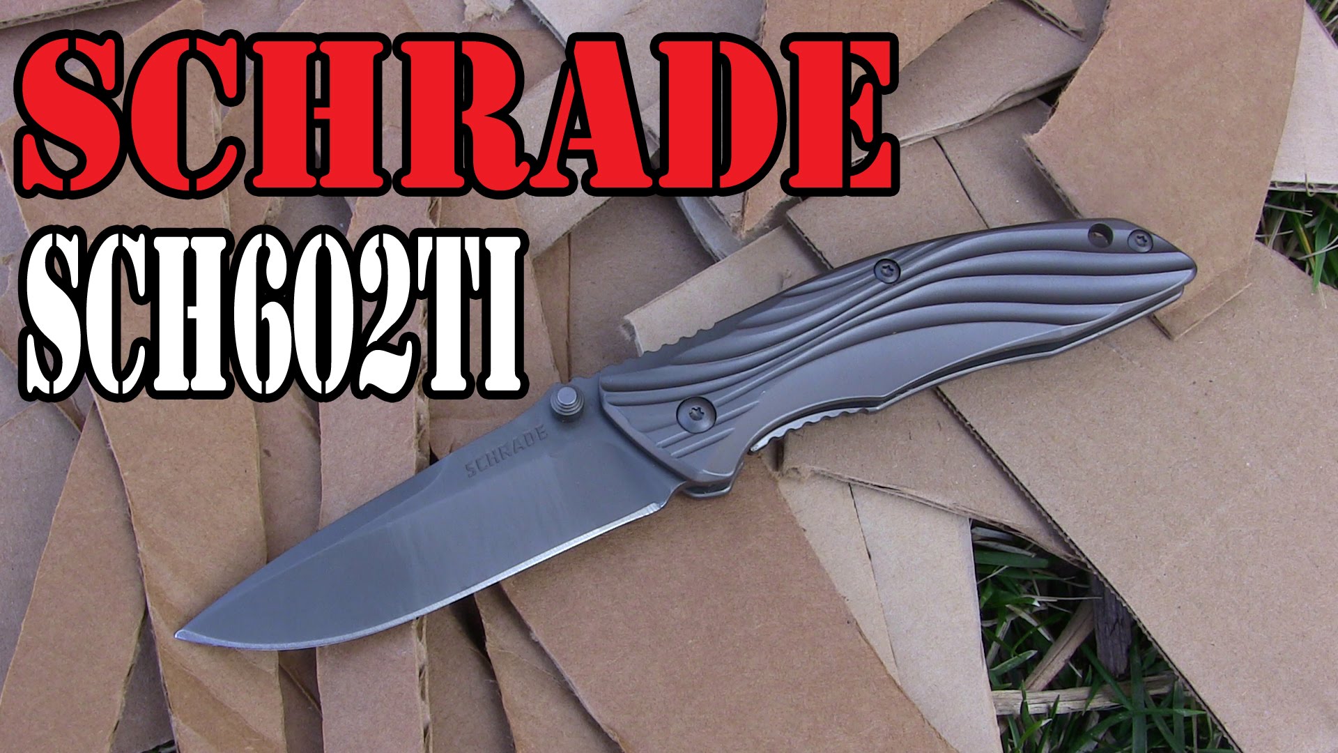 Schrade SCH602TI D2 steel pocket knife