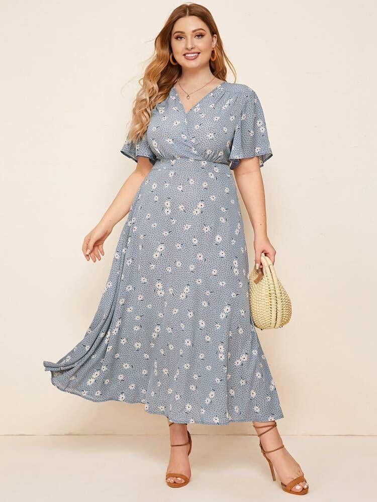 15 model long dress untuk orang gemuk agar terlihat langsing