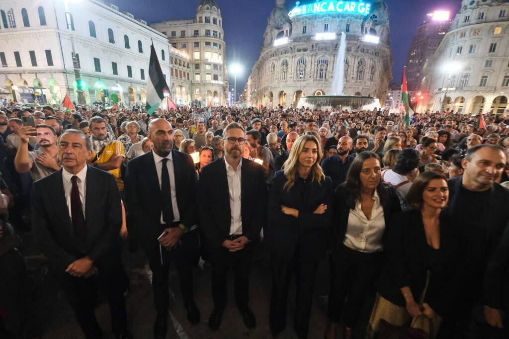 Il gotha della sinistra in piazza con Hannoun