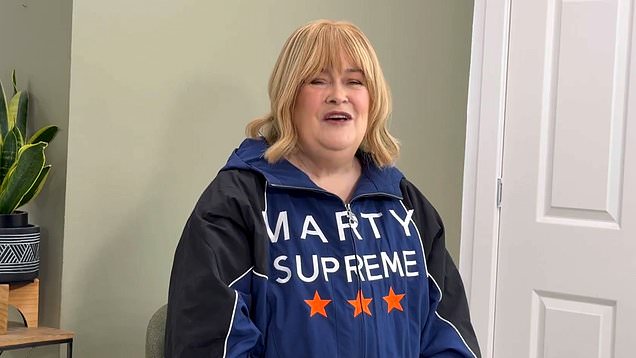 Susan Boyle sings happy birthday to new friend Timothée Chalamet in ...