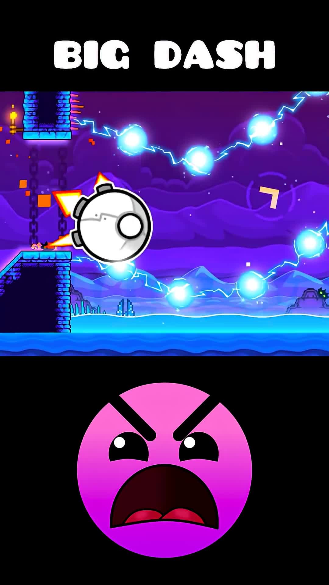 Big Dash destroyed me #geometrydash #gd
