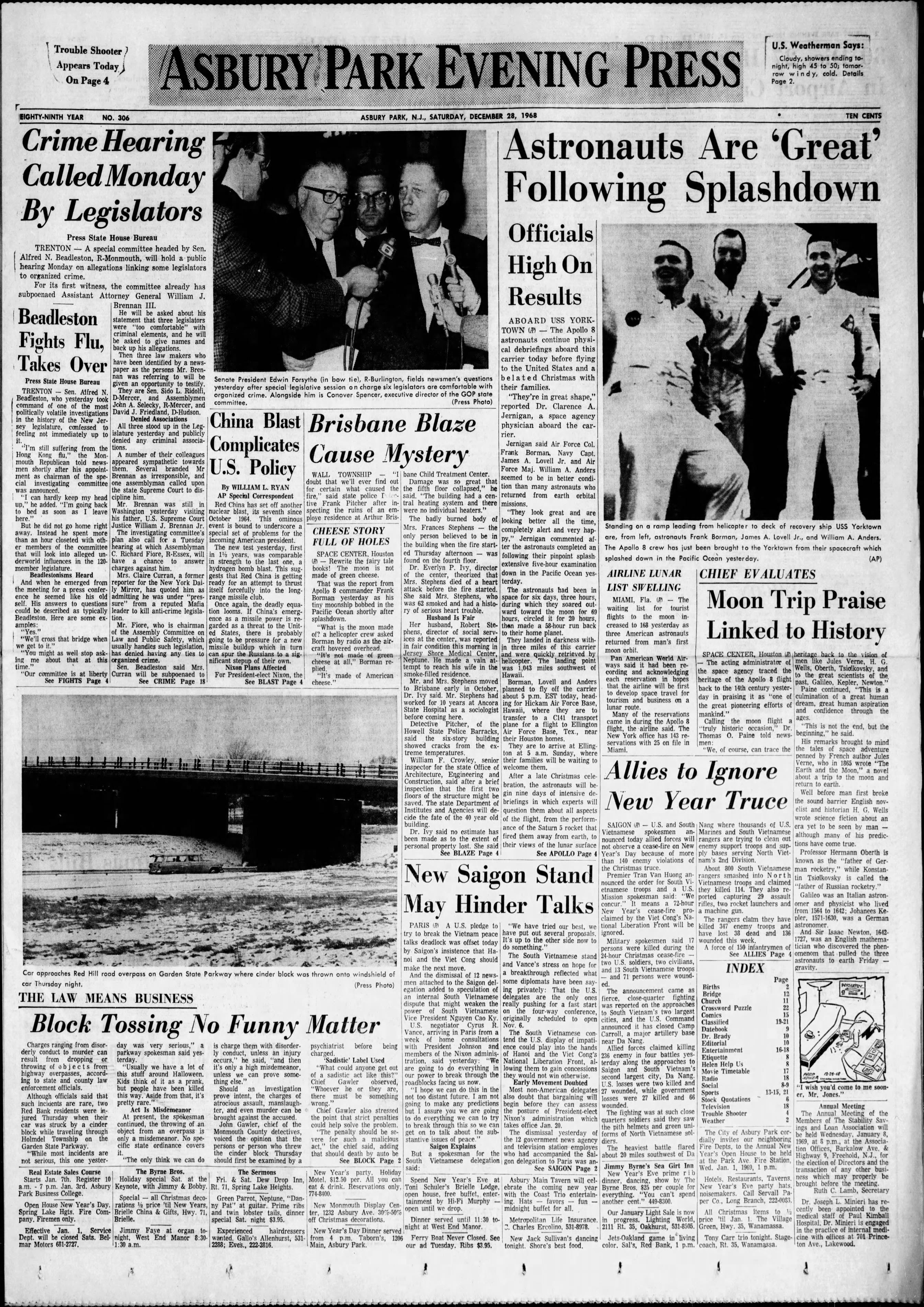 Mobsters in the NJ legislature? From the Asbury Park Press archives
