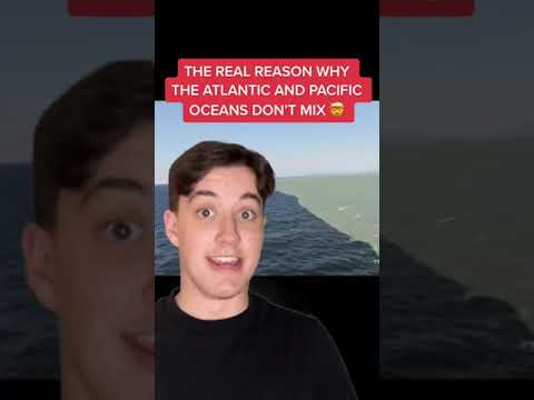 Why the Atlantic and Pacific oceans largely remain separate