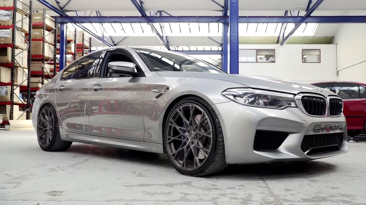 JRZ coilovers on the F90 M5