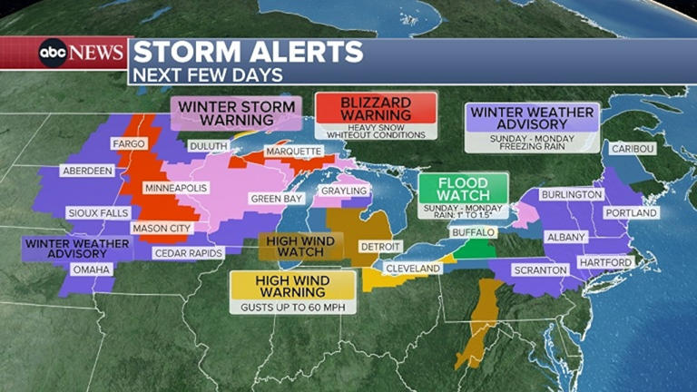 New winter storm heads for Midwest, Northeast with 40 million people on ...