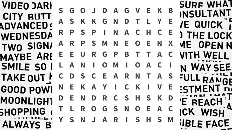 Word search puzzles: Only 3% can spot the hidden word in 11 seconds!