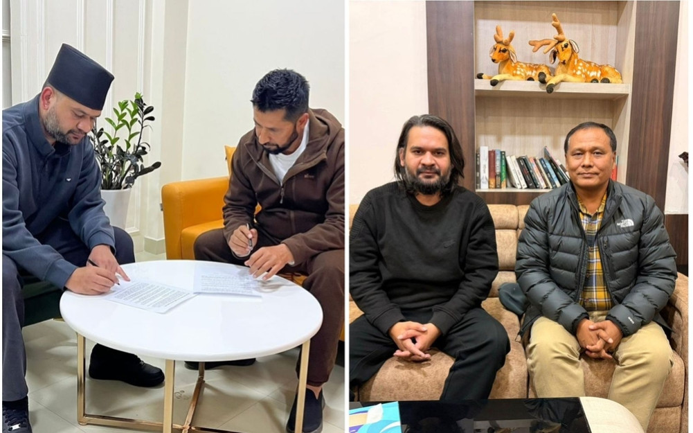 Kulman Ghising left out as Rabi Lamichhane and Balendra Shah sign 7 ...