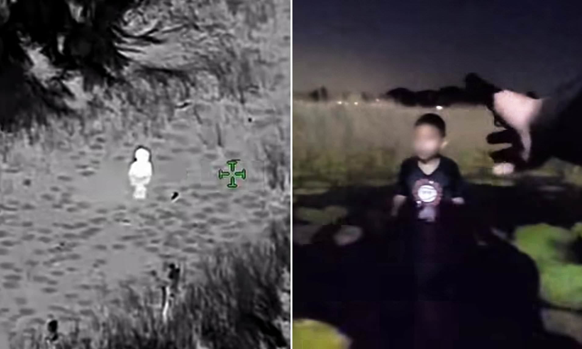 Incredible moment officer pulls missing boy, 6, from freezing pond ...
