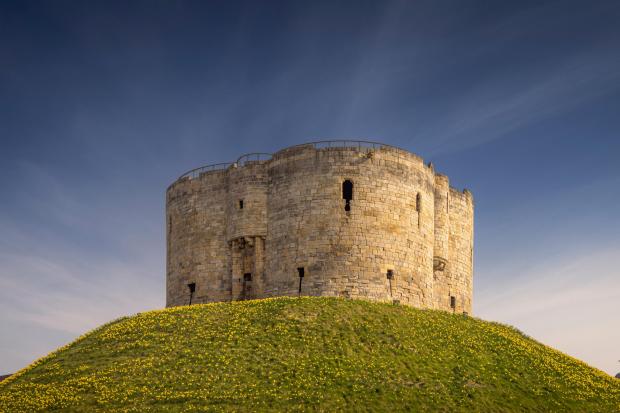 York's Clifford's Tower: medieval castle, jail, atrocity site and ...