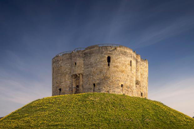 York's Clifford's Tower: medieval castle, jail, atrocity site and ...