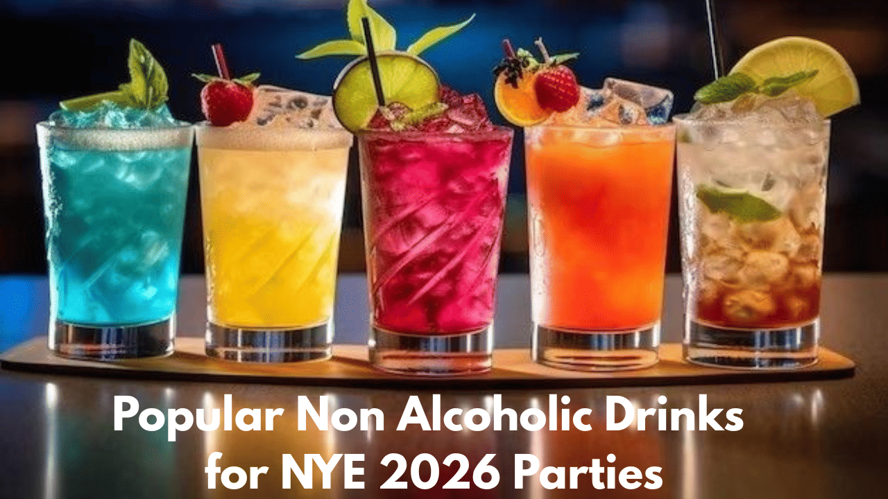 Party-perfect homemade non-alcoholic drinks for New Year 2026 celebrations