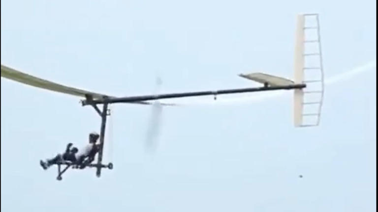 Watch: Japanese students build bicycle that flies through human power alone
