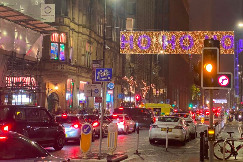 Inside Manchester's Christmas traffic chaos