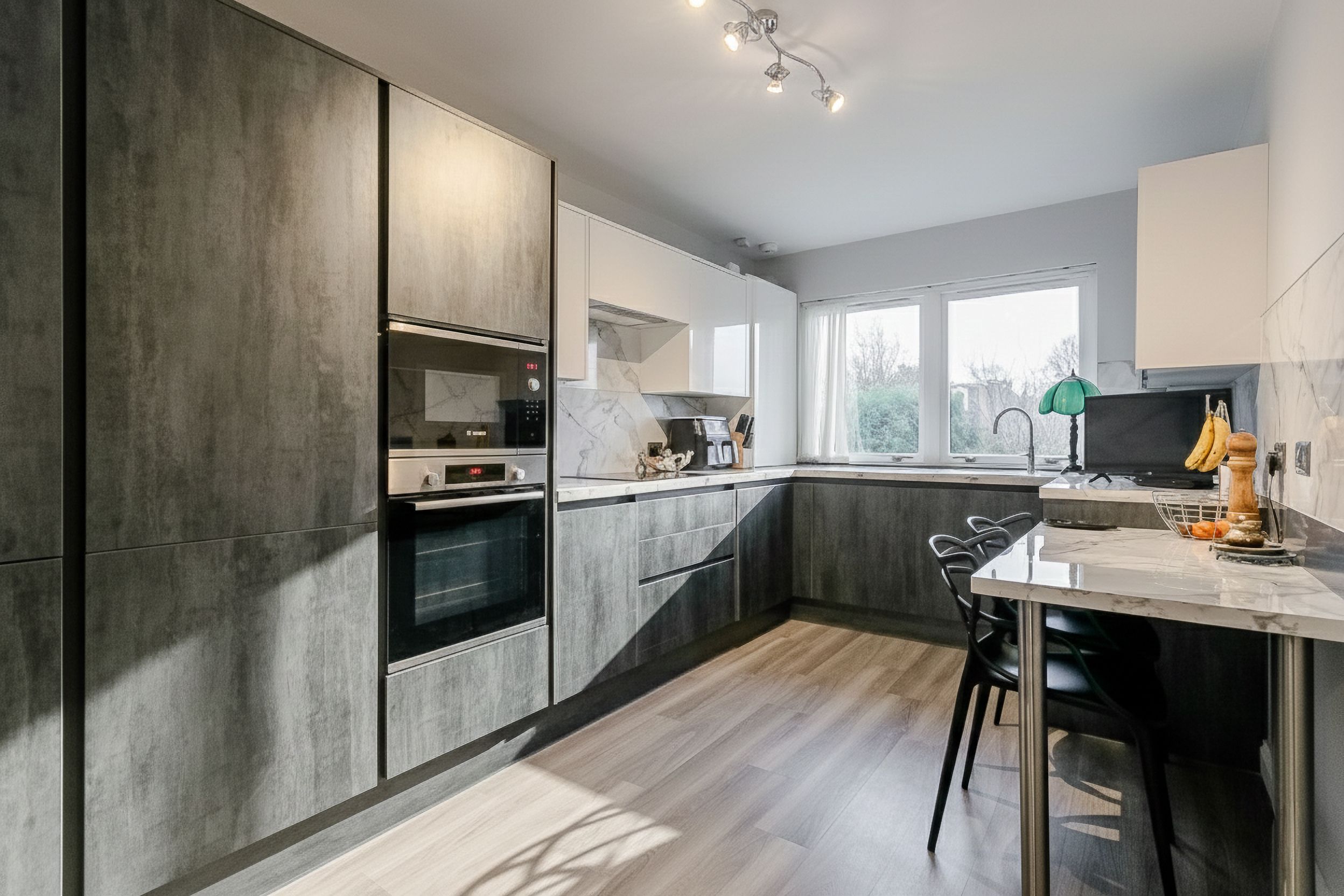 Edinburgh three-bedroom ground-floor apartment with garage and private ...