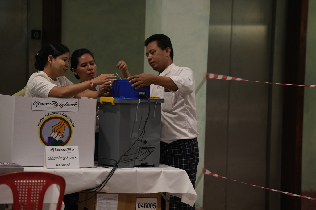 Polls open for Myanmar's first election since military seized power