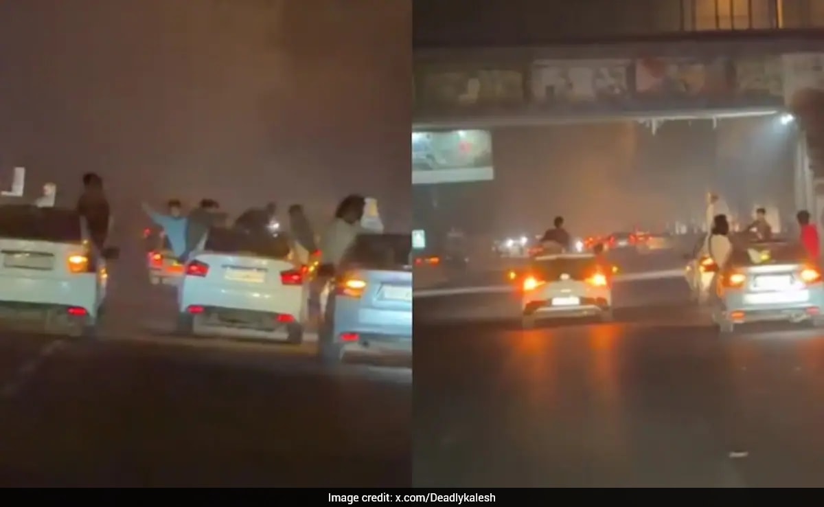 Video shows reckless car stunts in Delhi, cops respond