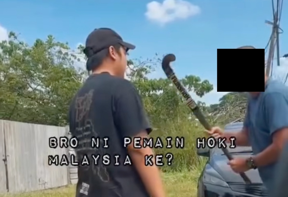 Hockey stick road rage caught on video in Bukit Mertajam, two men remanded