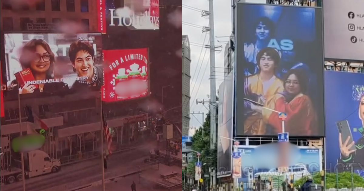 Carmelle Collado, Anton Vinzon get featured in billboards in New York ...