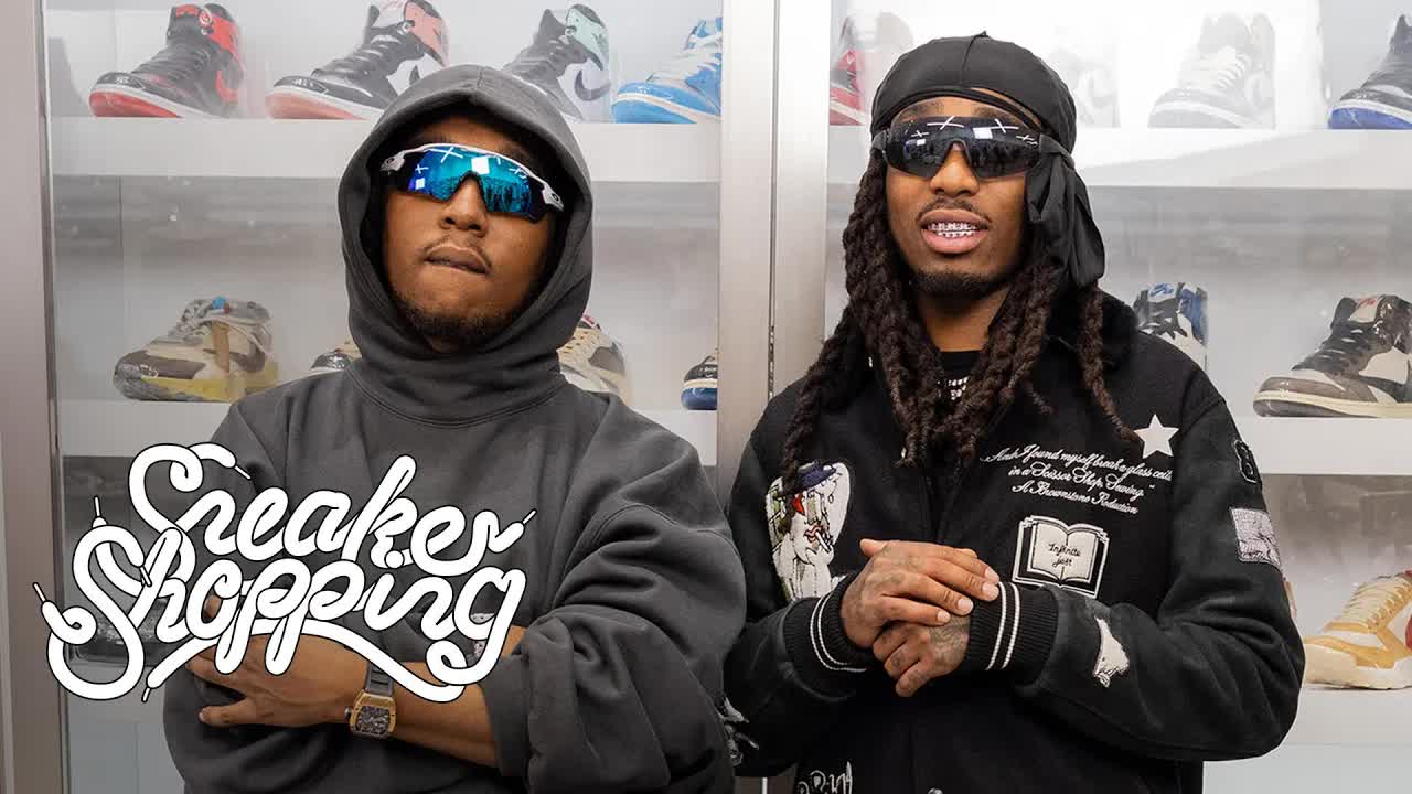 Quavo and Takeoff go sneaker shopping with Complex