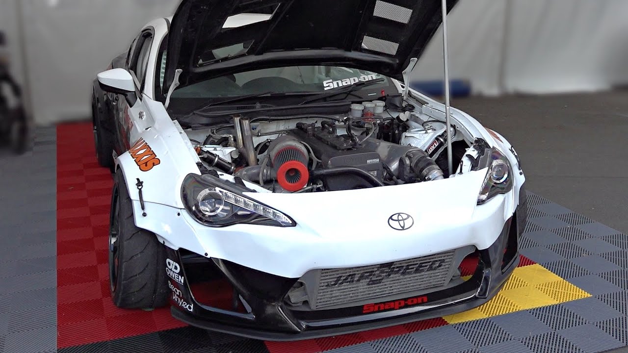 GT86 full throttle drift with JZ power
