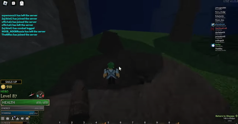 Arcane Odyssey the wooden daggers quest: Where to find all abandoned camps