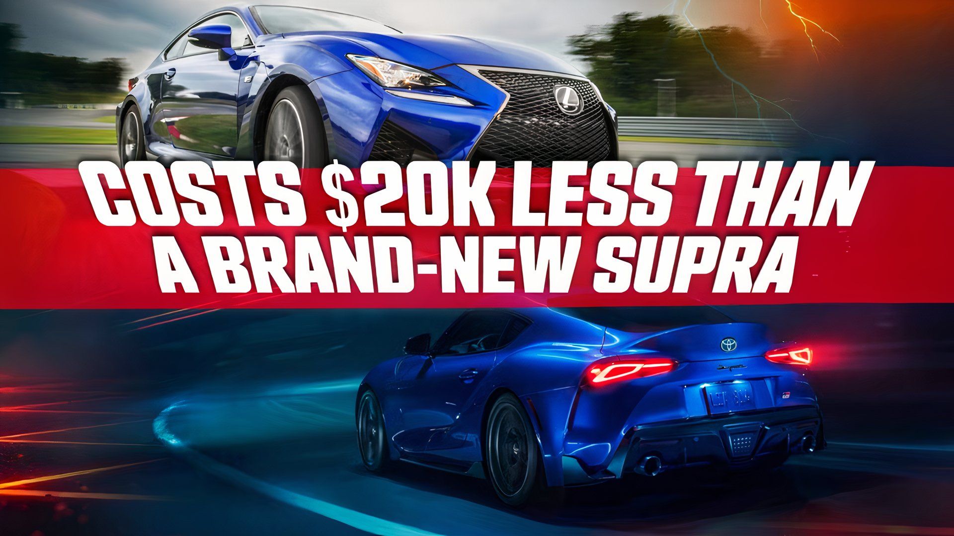 Lexus' stunning RCF 5.0 V8 coupe costs $20K less than a brand-new Supra
