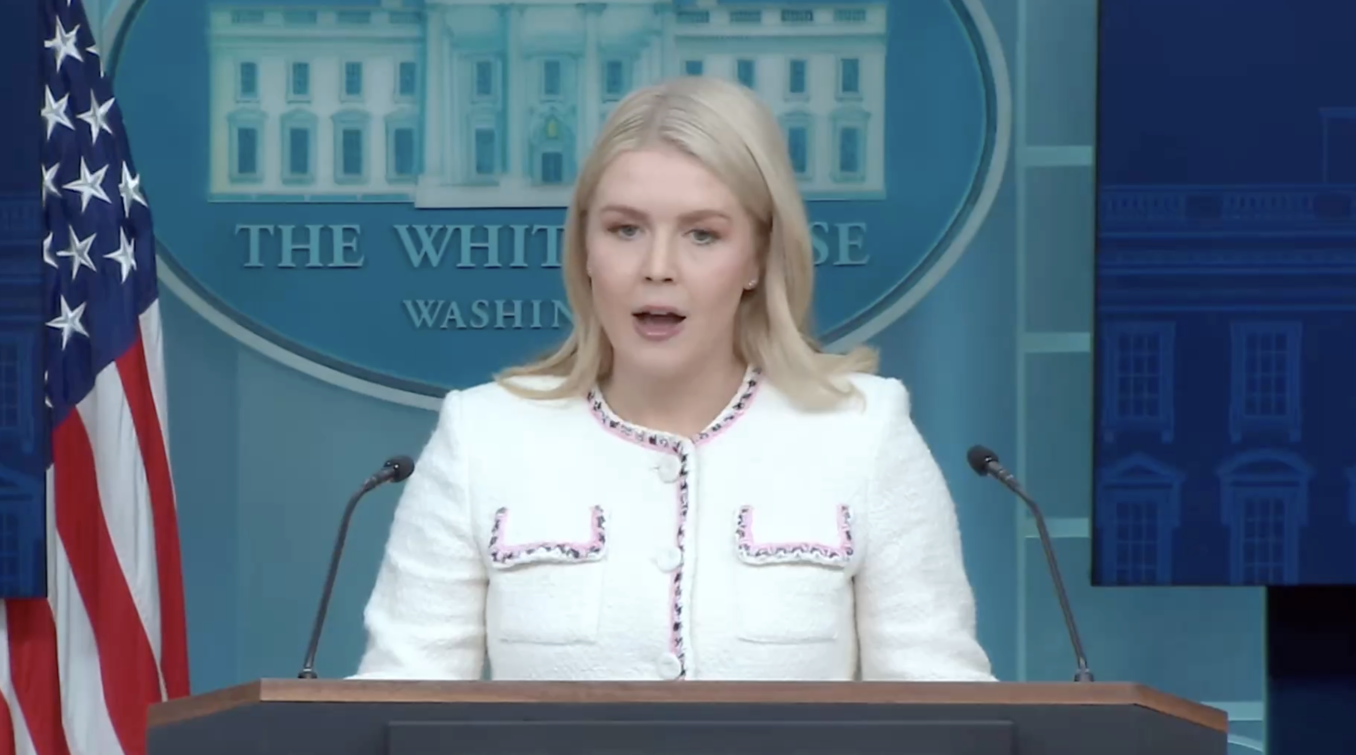 'There's nothing more corrupt than what Biden did': Karoline Leavitt ...