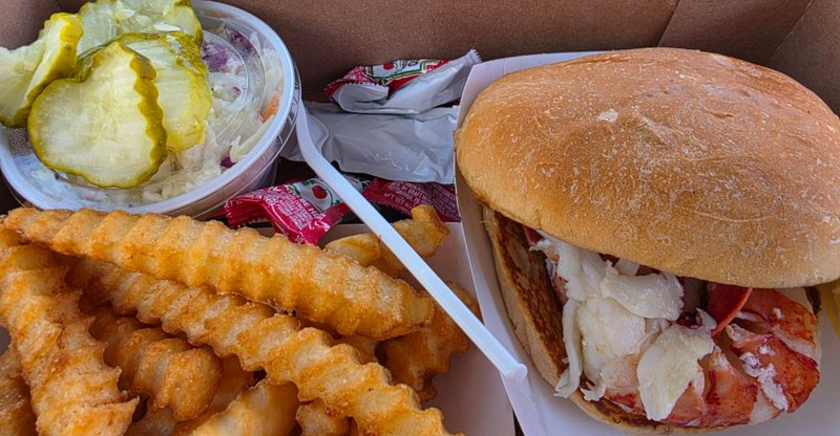 The best fish and chips in Maine are served at this no-frills harbor spot