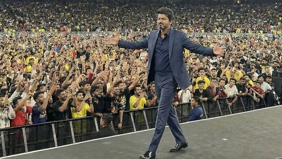 Vijay skirts 'no politics' directive at Jana Nayagan audio launch in ...