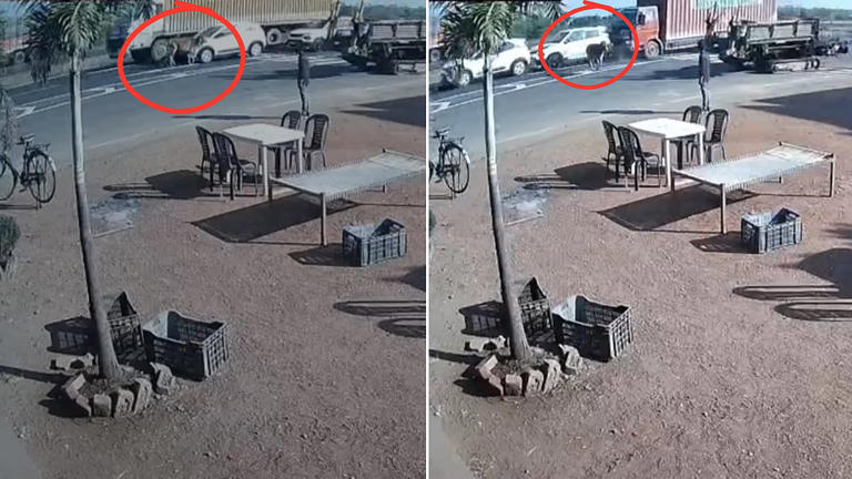 MP news: Three vehicles collide on NH-46 in Shivpuri while trying to ...