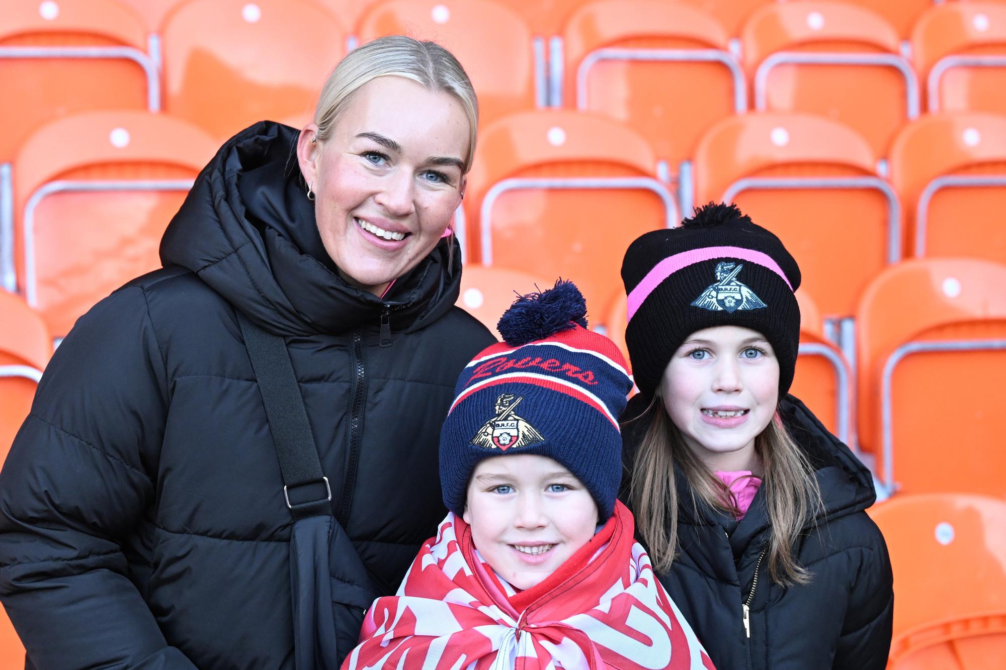 The Doncaster Rovers fans who watched another tough defeat at Blackpool ...