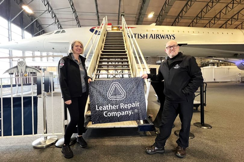 Hull's Leather Repair Company completes Concorde restoration work