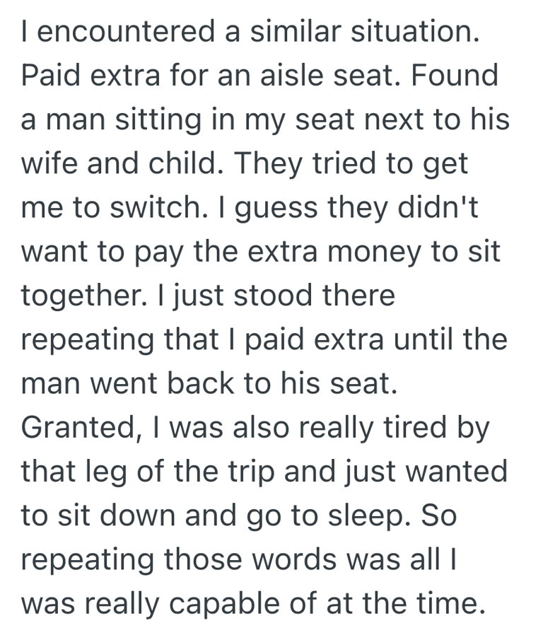 Big men tried to intimidate a small woman into giving up her airline ...