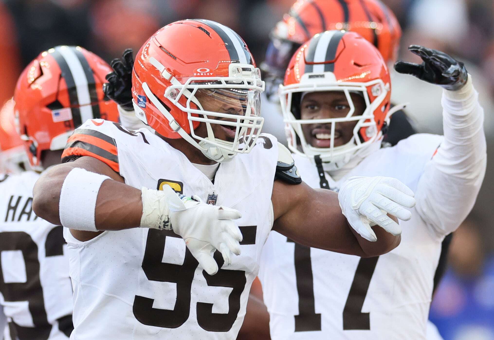 What happened to Myles Garrett the night before he set the NFL sack ...