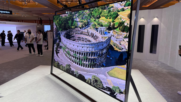 I saw Samsung's world-first 130-inch RGB TV — and it's one beautiful beast