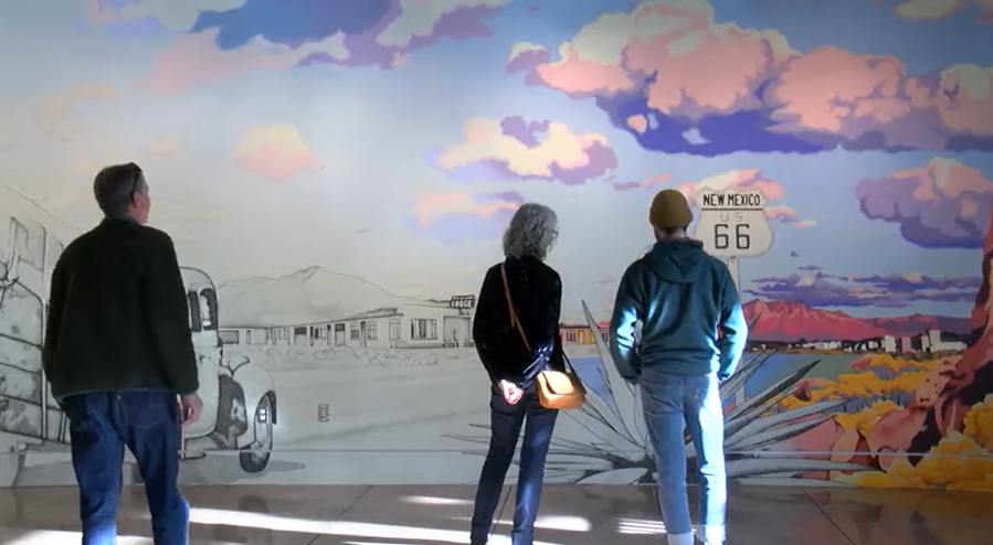 New Mexico History Museum unveils Route 66 centennial anniversary mural