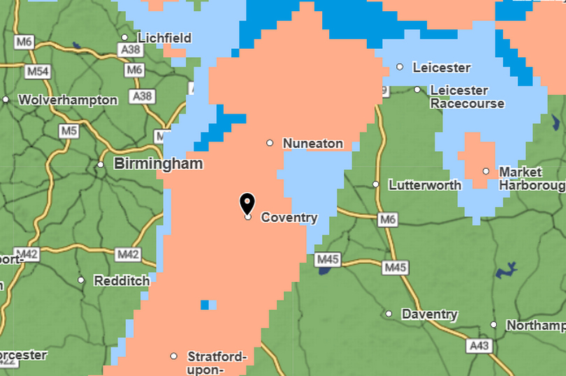 New Met Office snow map shows when band of hail will batter Coventry ...