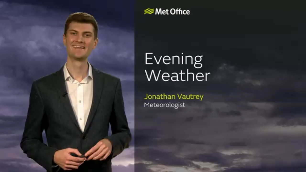 Met Office Sunday evening weather forecast 07/12/2025